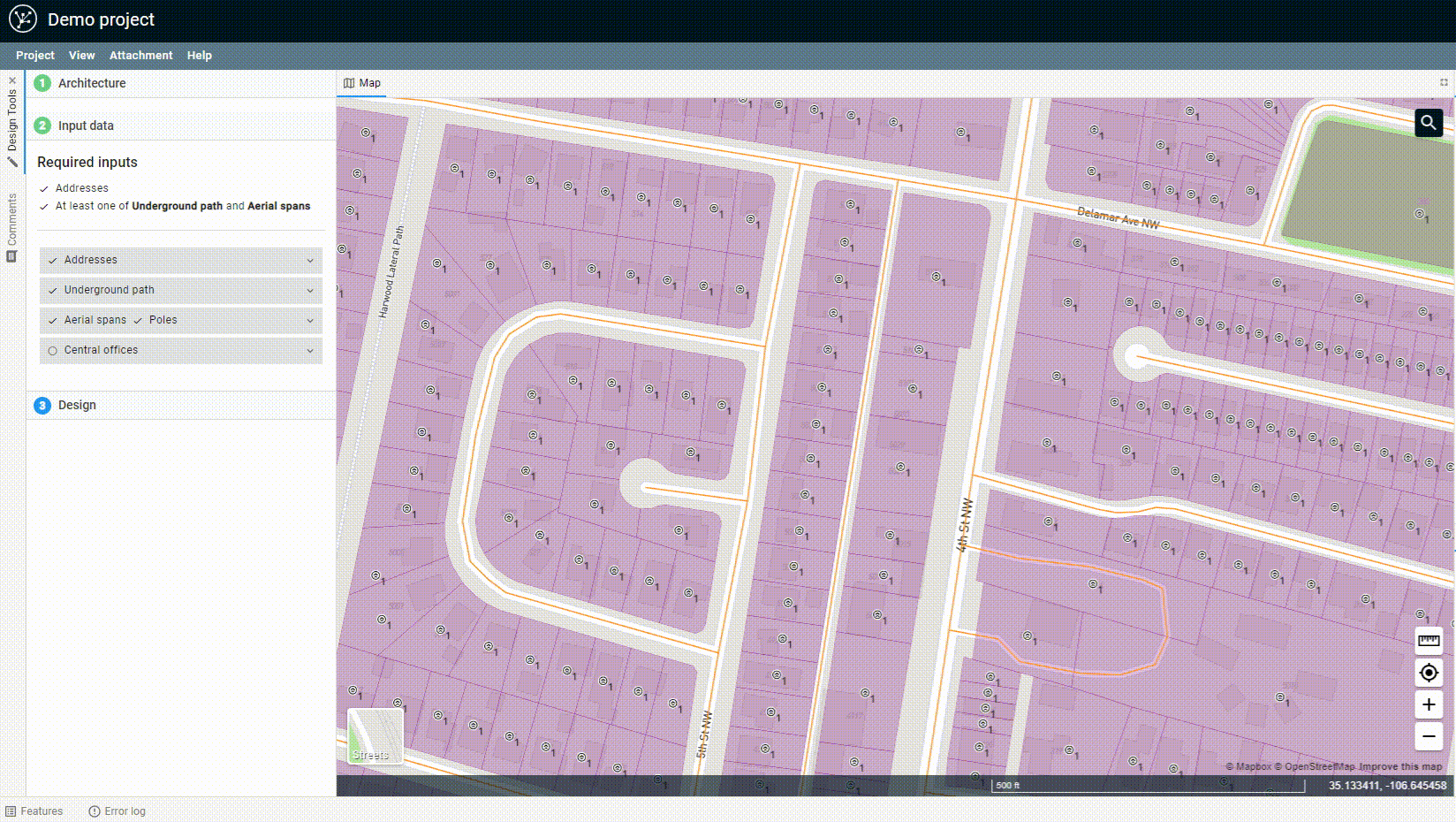 Editing underground path data